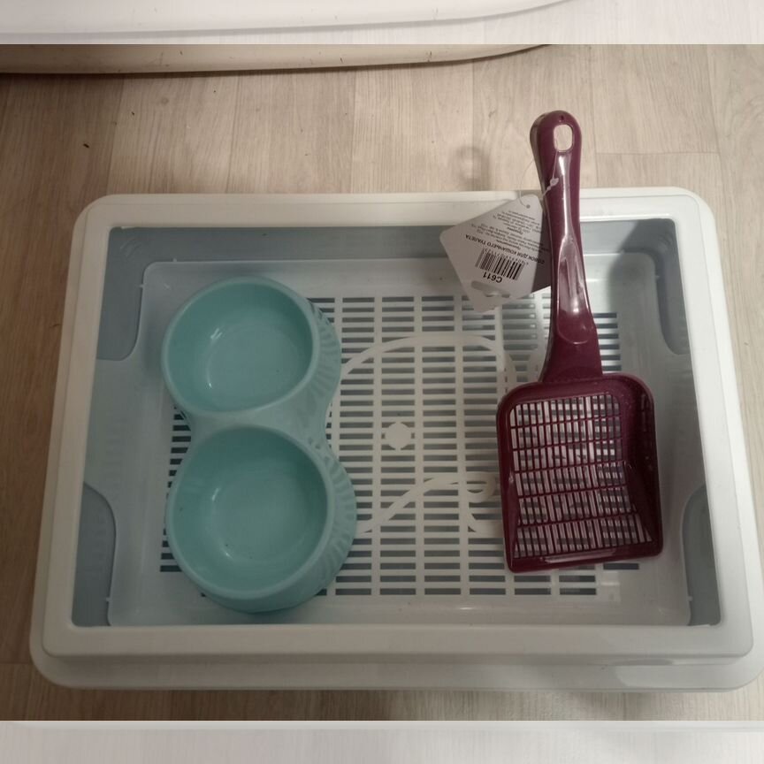 Лоток, миска, совок для кошек новое