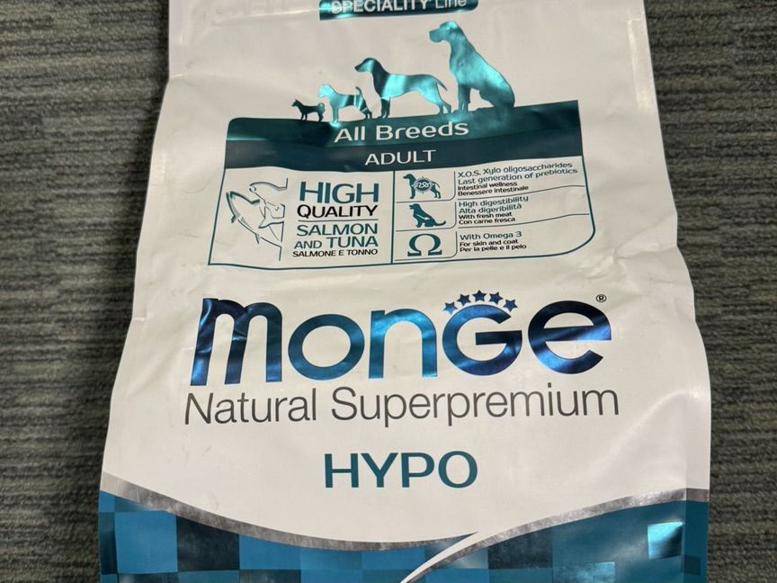 Сухой корм для собак monge hypo