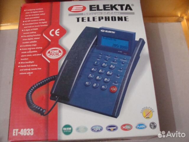 Стационарный телефон elekta ет-4033 Япония купить в Белгороде по низкой ...