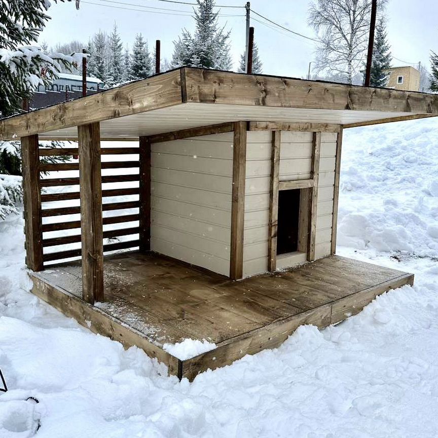 Будка для собаки утепленная