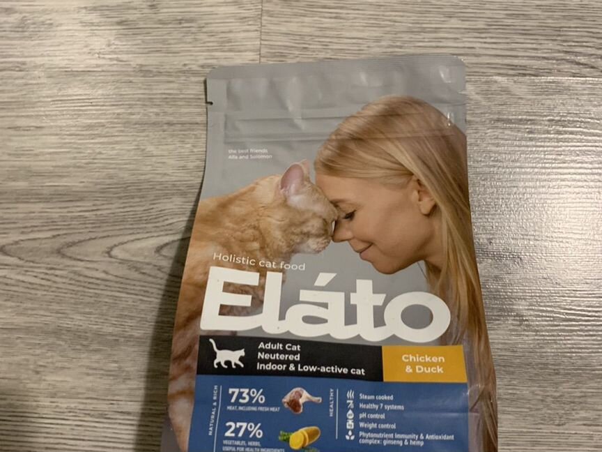 Корм для стерилизованных кошек Elato