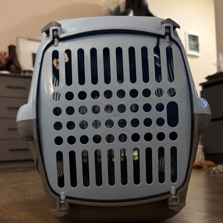 Переноска для кошек пластиковая