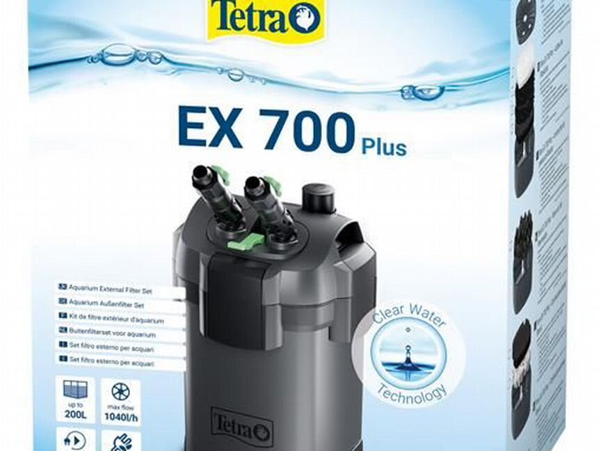 Tetra EX700 plus внешний фильтр для аквариумов, 7