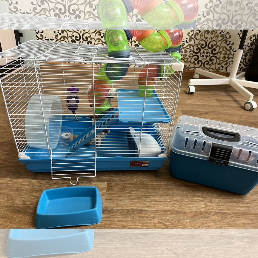 Клетка для хомяков с тоннелем, Petmax