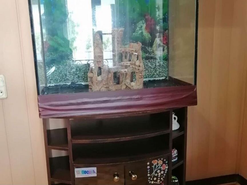 Аквариум 250 литров с тумбой