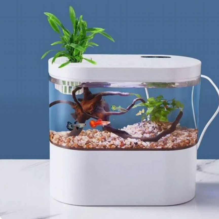 Декоративный аквариум 2л Happy Fish