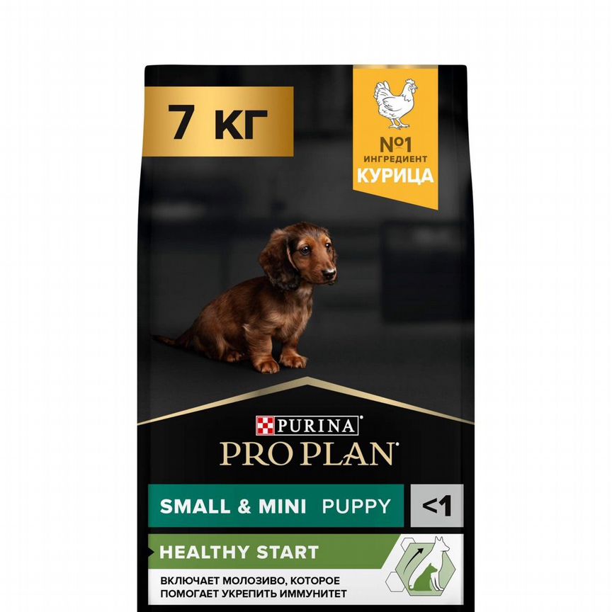 Корм для собак щенков Pro Plan 7кг