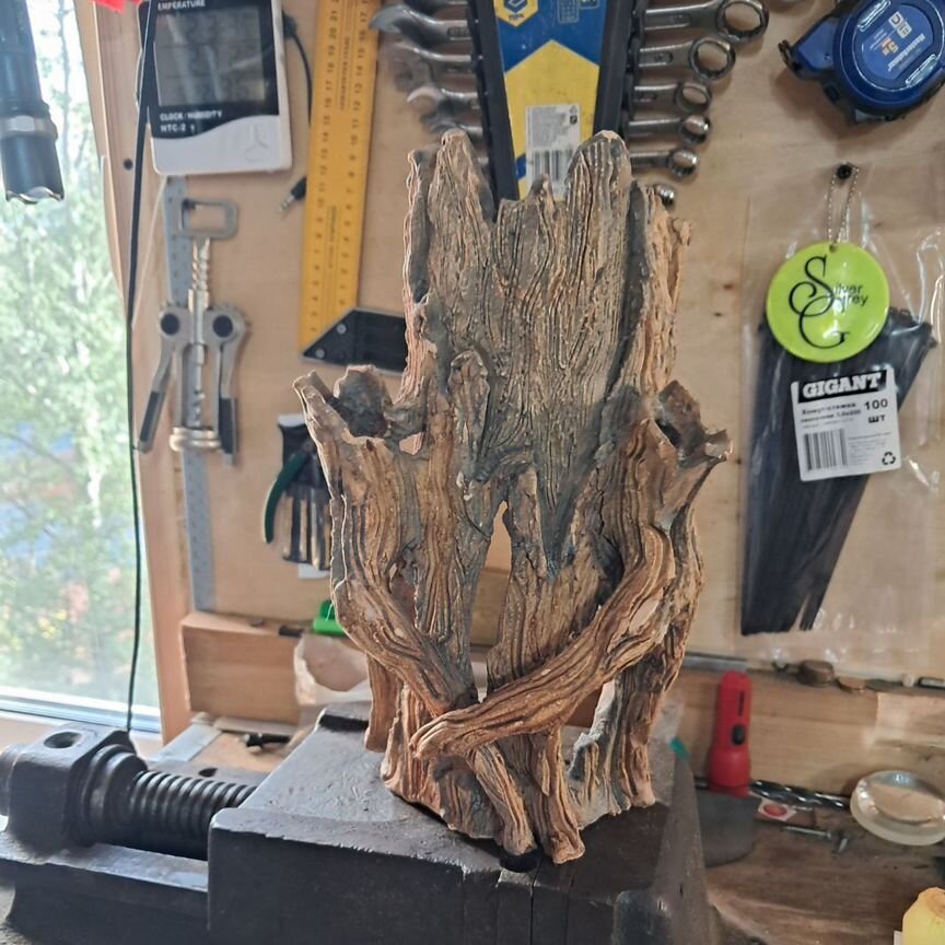 Коряга в аквариум
