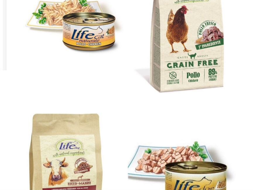 LifeCat и LifeDog корм из Италии