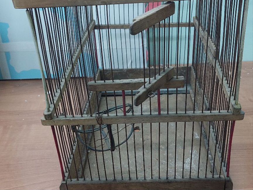 Клетка ретро для птиц