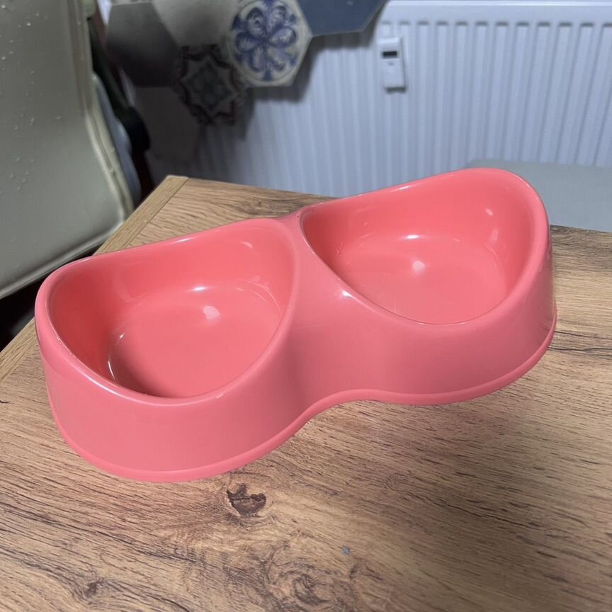 Миска для кошек двойная