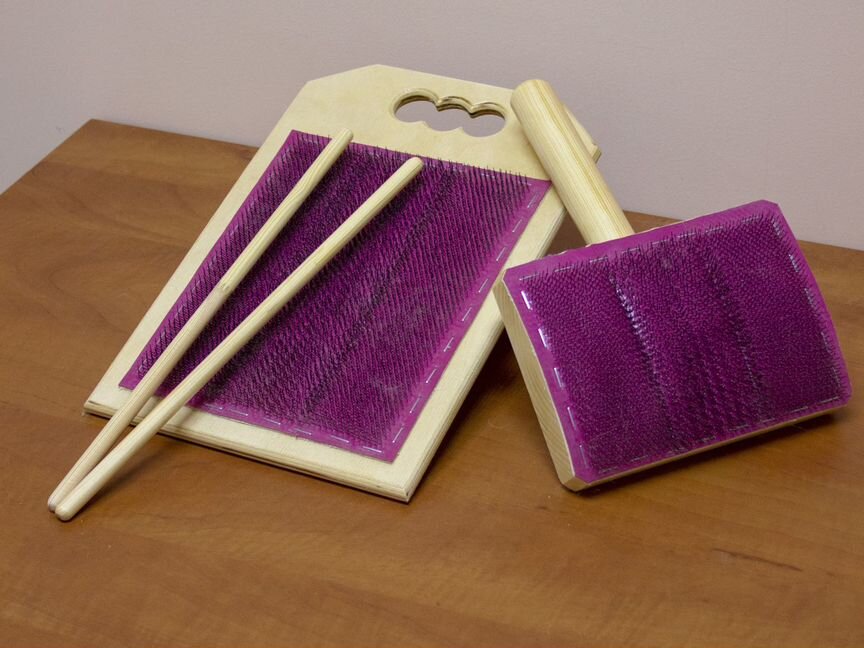 Кардерная доска для шерсти