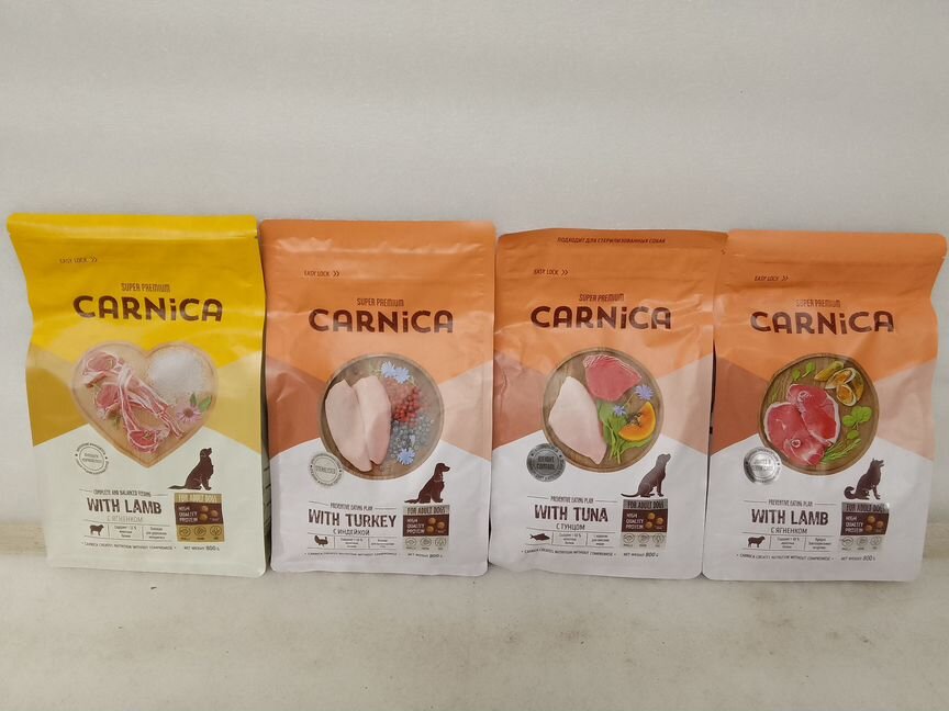 Корма для собак Carnica