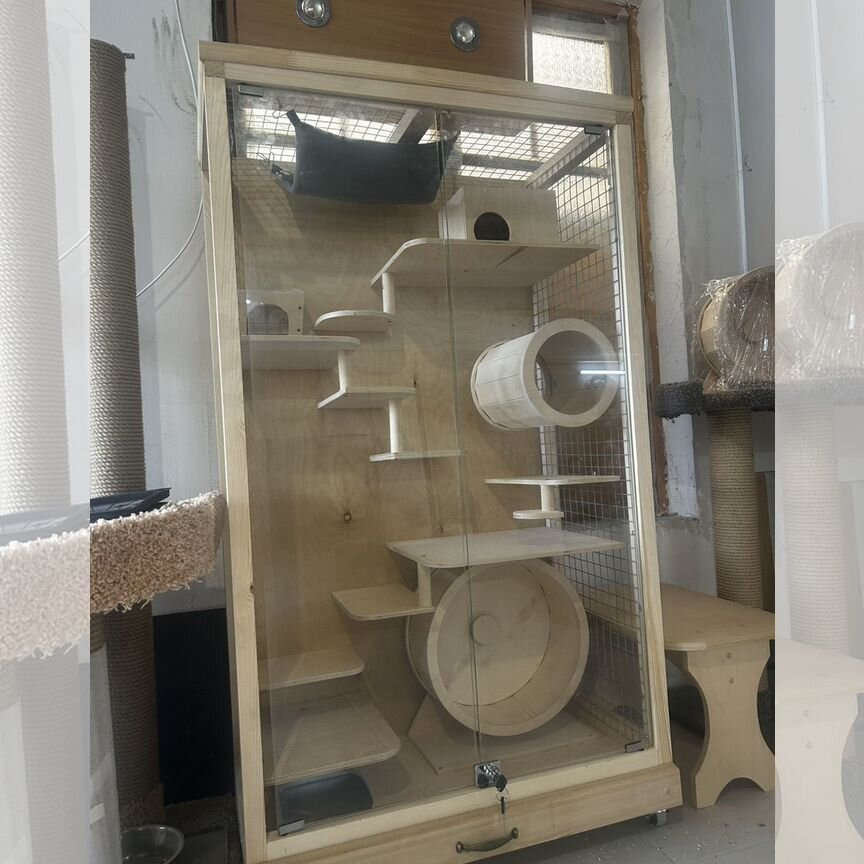 Витрина для шиншилл.Новая