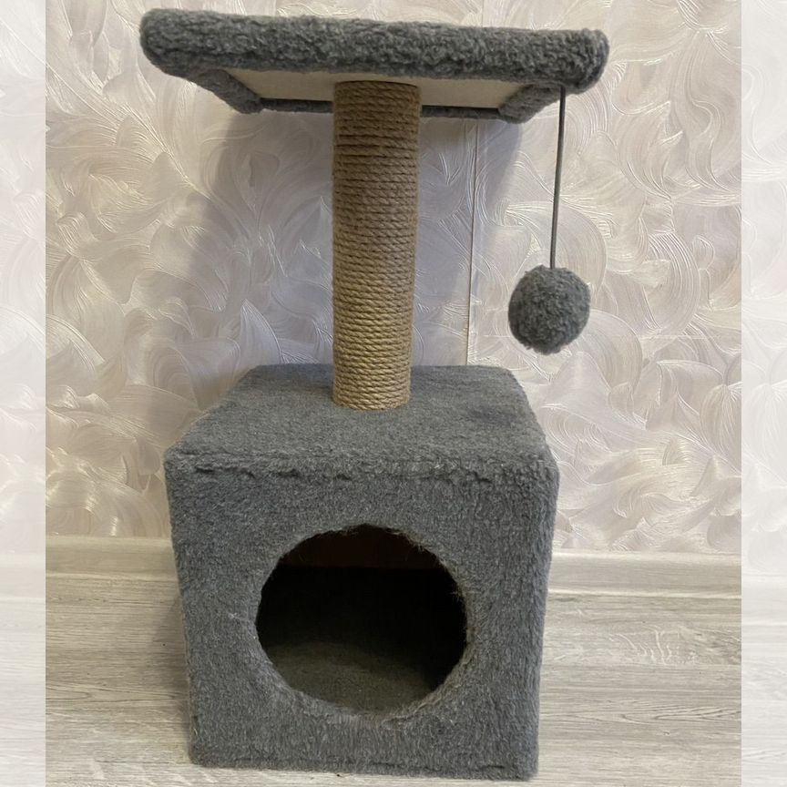 Домик для кошки с когтеточкой