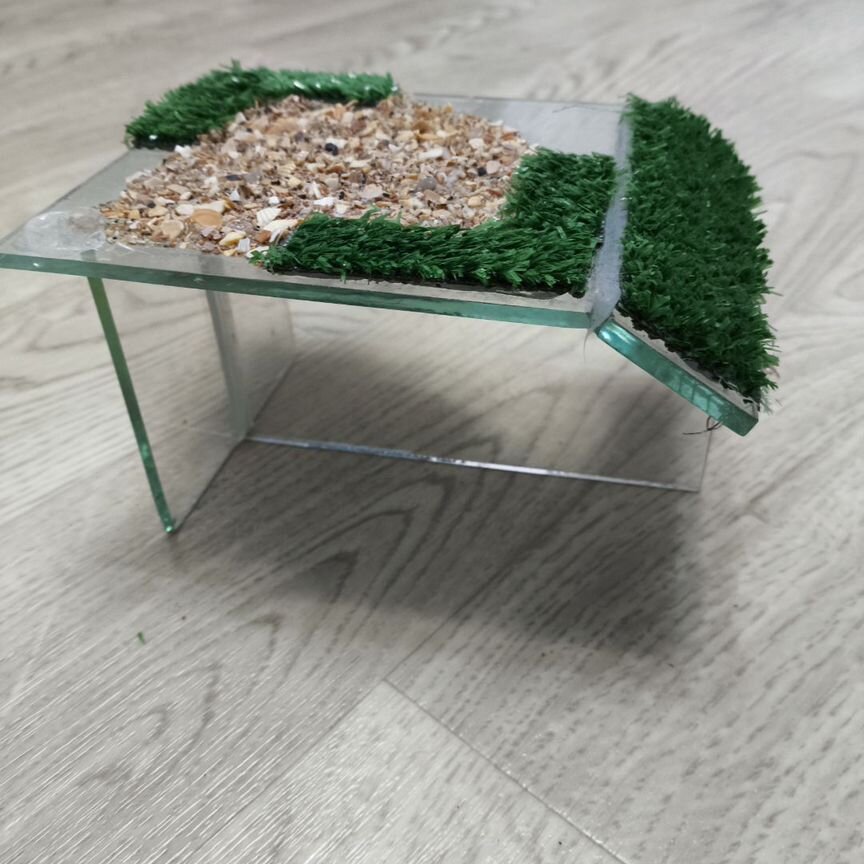 Горка островок в аквариум