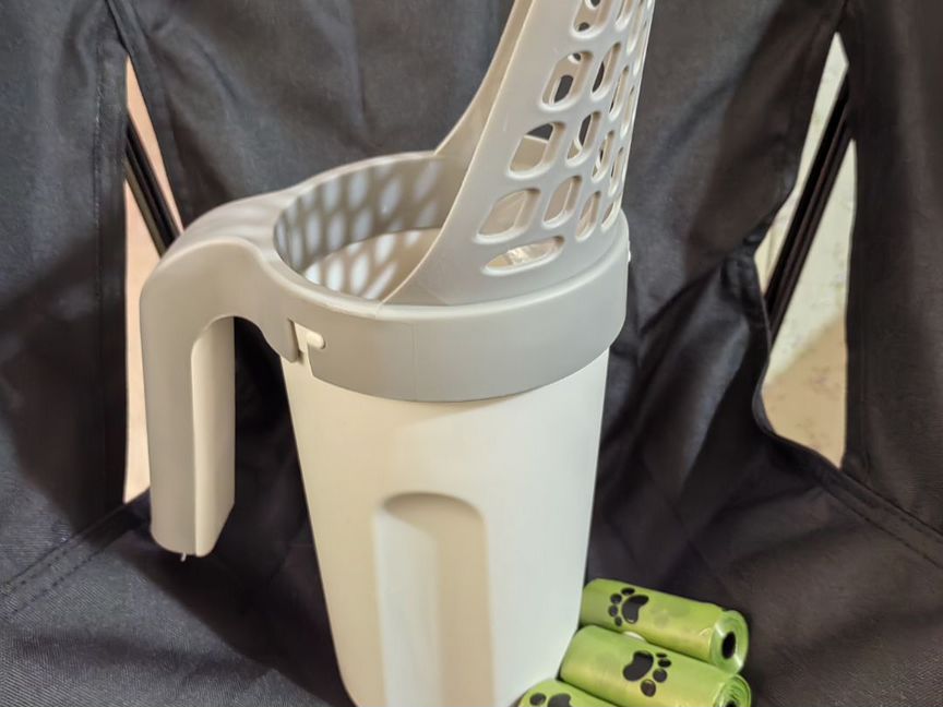 Совок с корзинкой для уборки за вашим питомцем