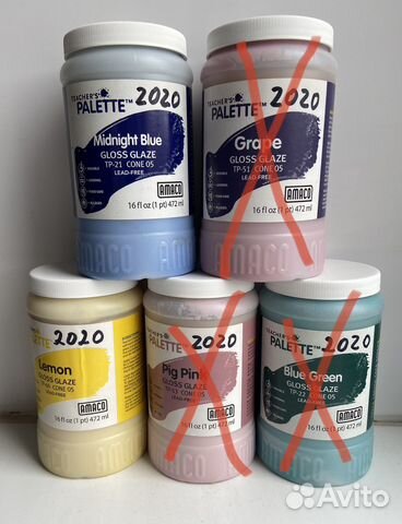 Глазурь для керамики Amaco купить в Москве | Хобби и отдых | Авито