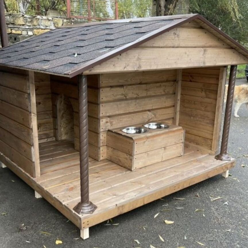 Будка для собаки утепленная/ Вольер/Клетка