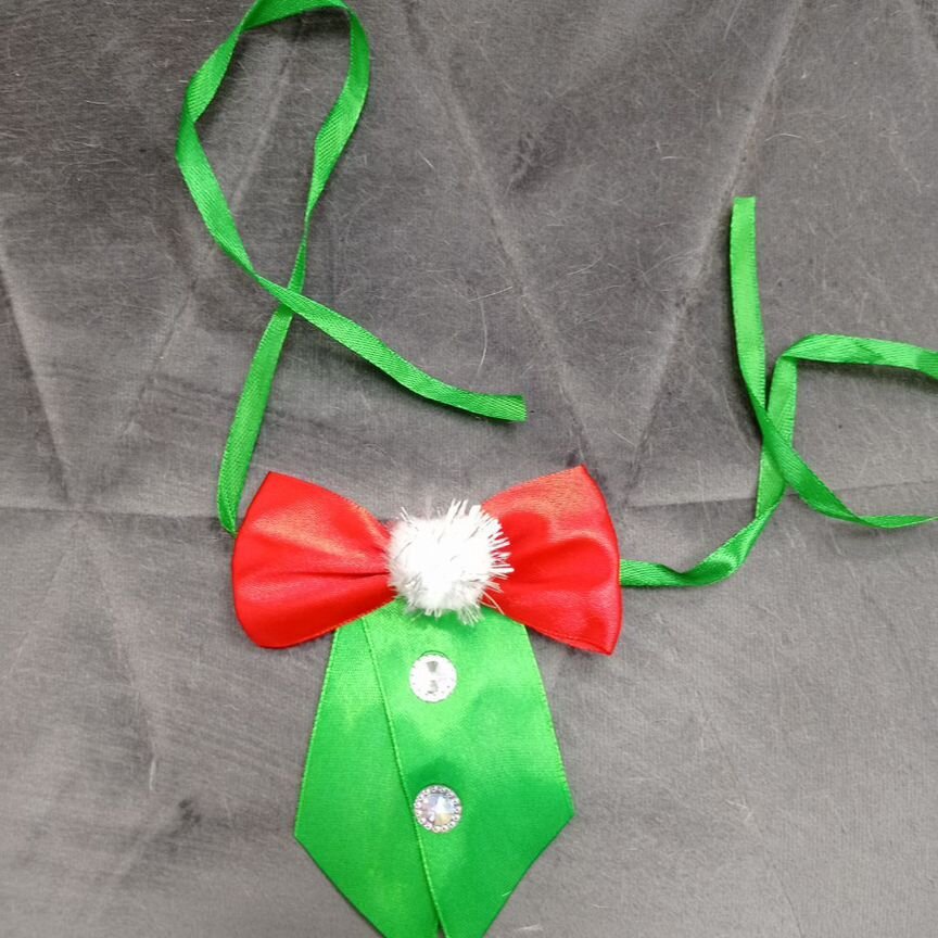 Бантик новогодний для животных