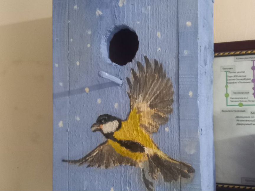 Скворечник деревянный