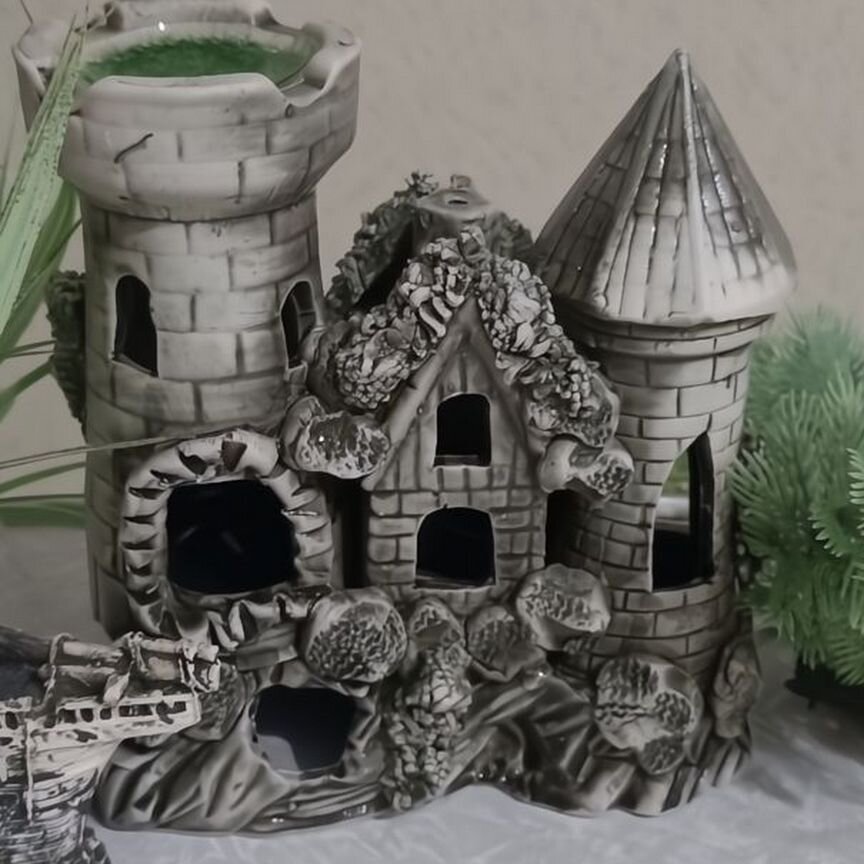 Декорации для аквариума замок