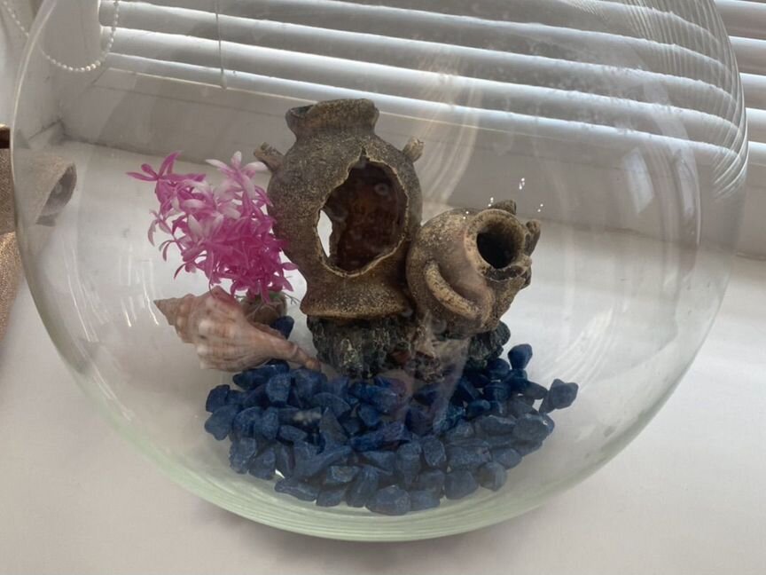 Аквариум круглый 8 литров