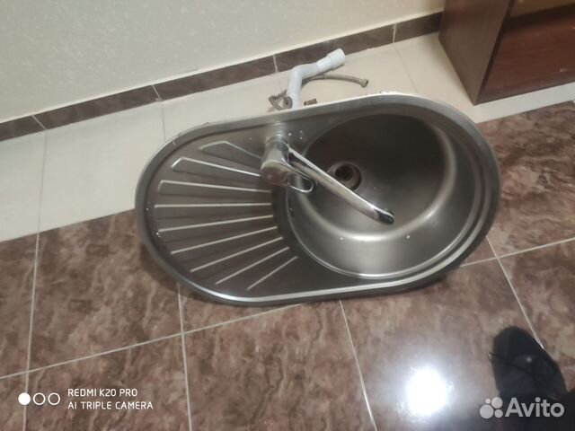 Мойка нержавейка со смесителем и сифоном купить в Яблоновском | Товары ...