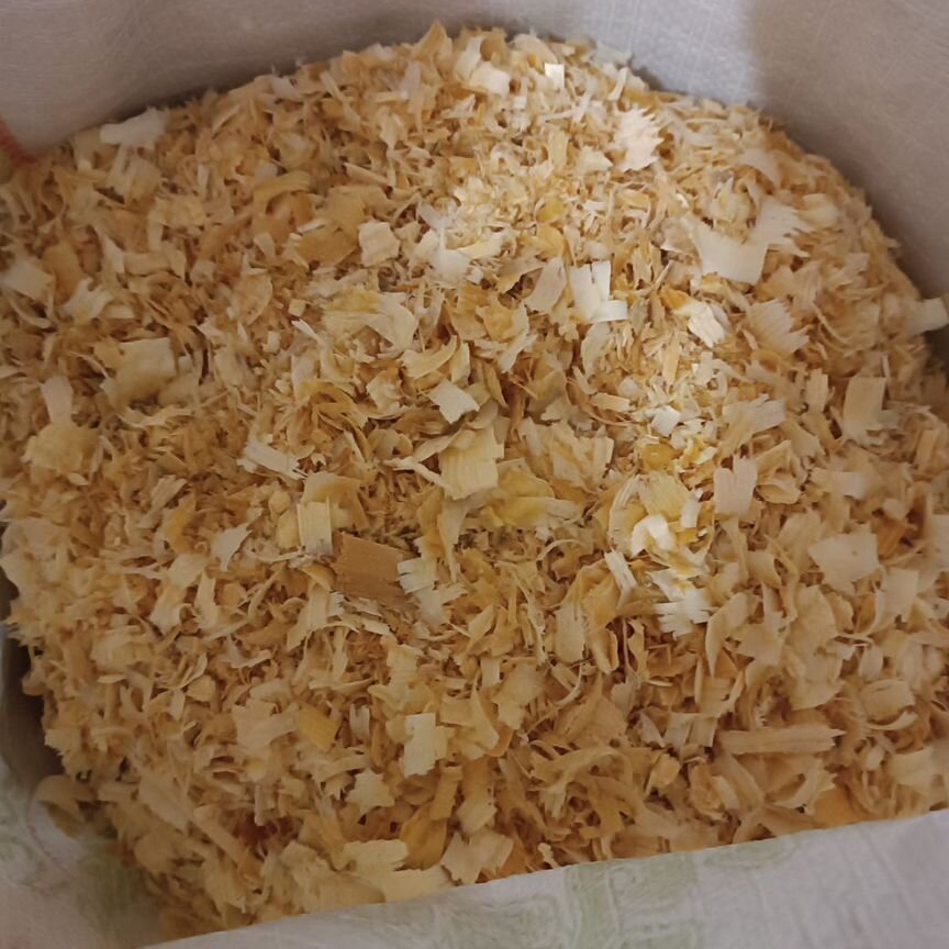 Стружка сухая древесная