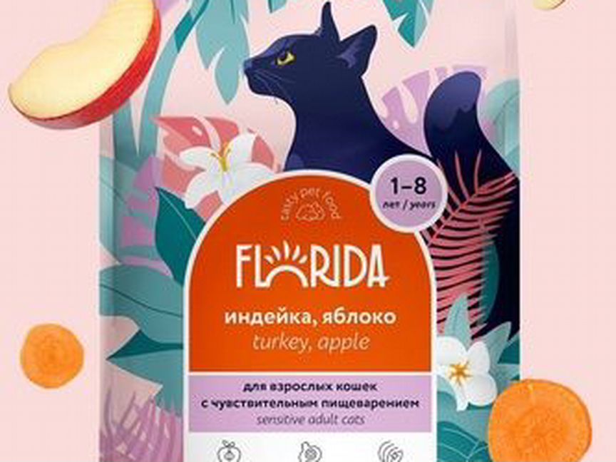 Сухой корм для кошек Флорида