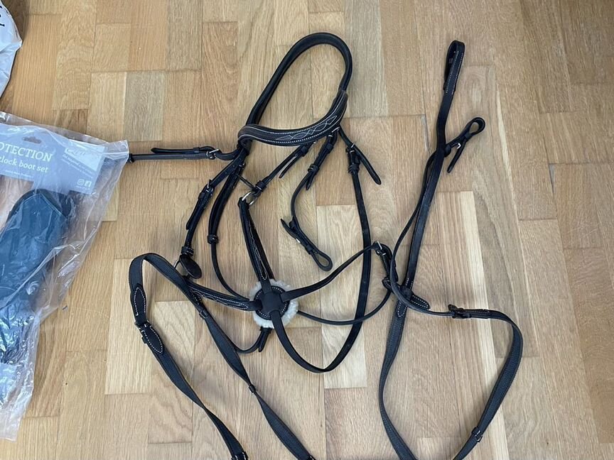 Оголовье с поводом kavalkade мексиканка