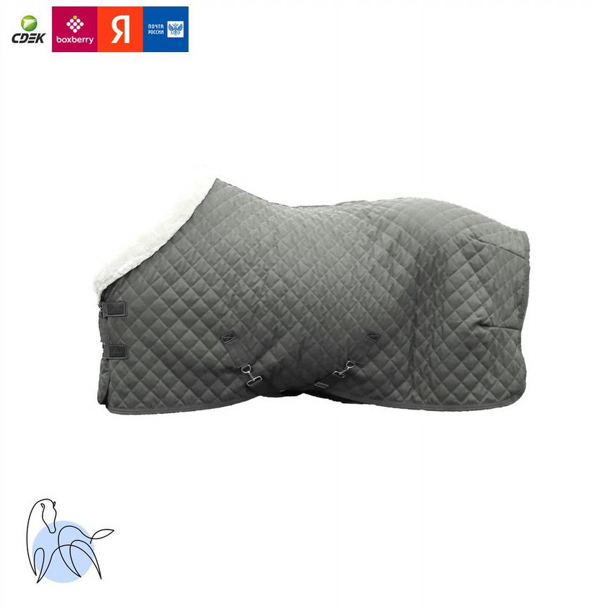 Денниковая попона Show Rug 160 г от Kentucky - Оливковый