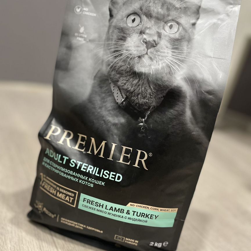 Корм для кошек premier adult sterilised 1,5 кг