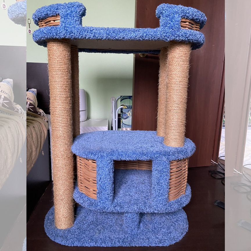 Когтеточка домик для кошки