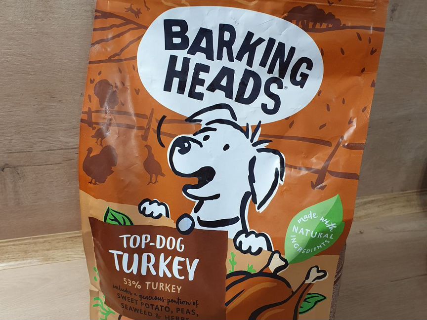 Корм для собак Barkin Heads 2кг индейка