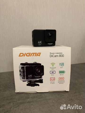 Экшн камера Digma dicam 800 купить в Санкт-Петербурге | Электроника | Авито