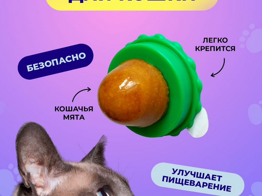 Кошачья мята леденец / лакосмство для кошек