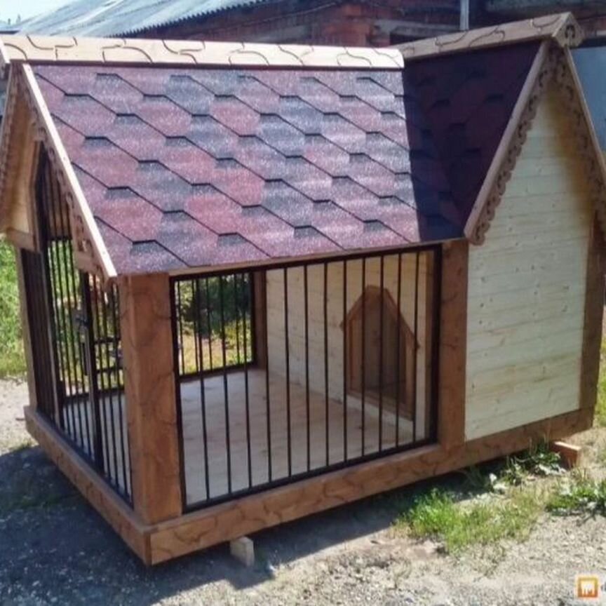 Будка вольер для собаки