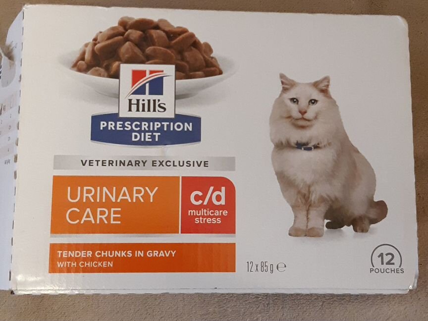Влажный корм для кошек Hill's c/d Urinary Stress