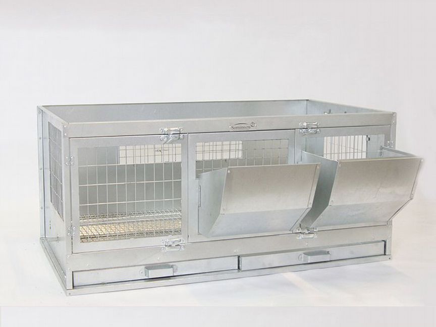 Клетка для откорма кроликов на 6 голов Сомино