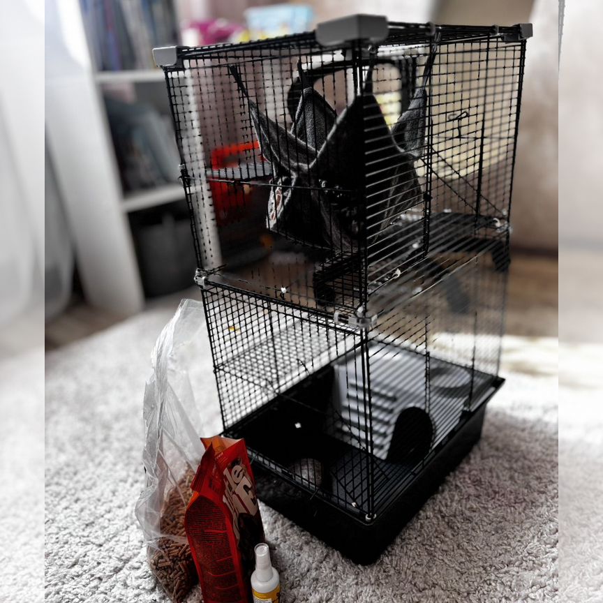 Клетка для грызунов (4 этажа)