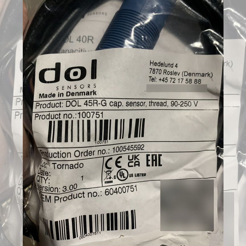 DOL 45R емкостный датчик