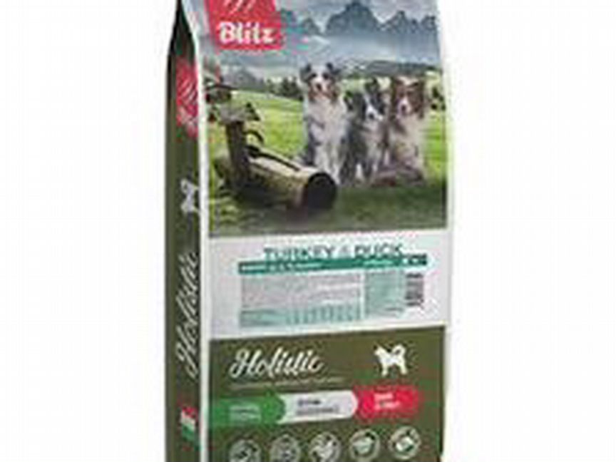 Корм для щенков blitz