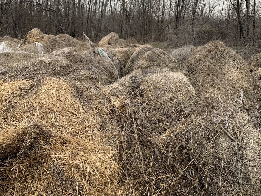 Солома в рулонах