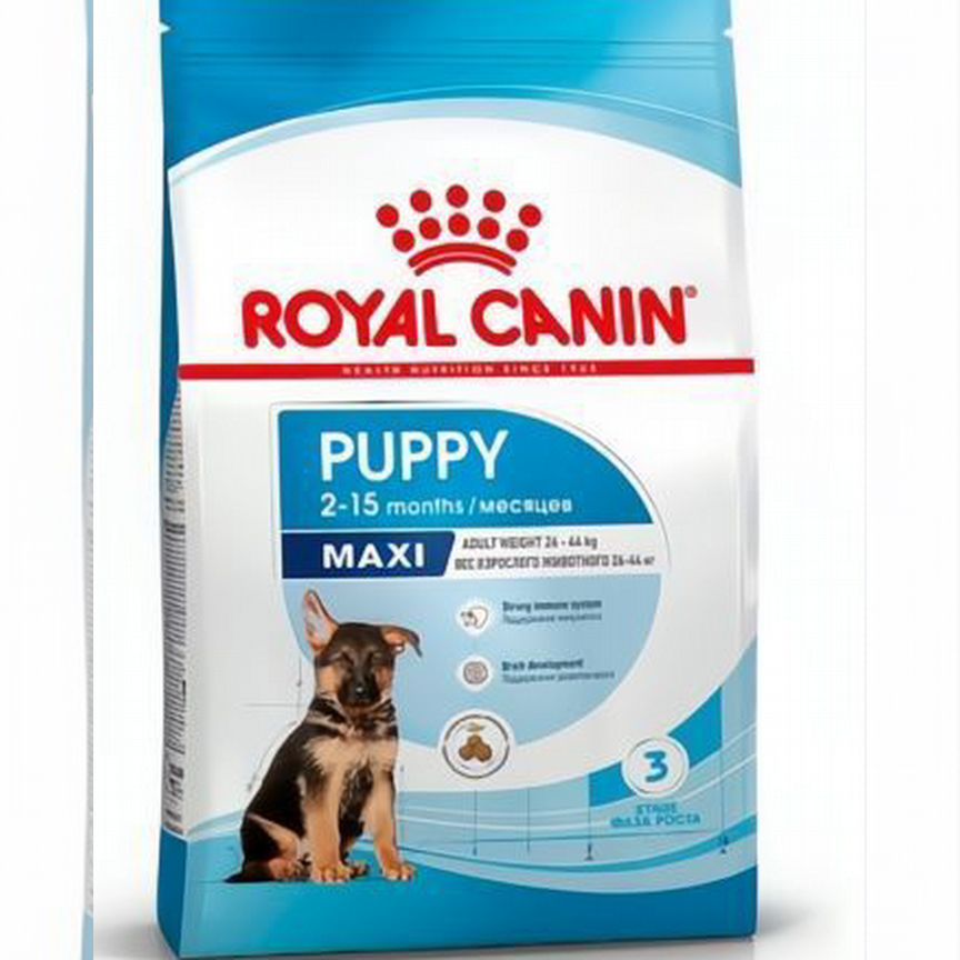 Корм для собак royal canin puppy maxi