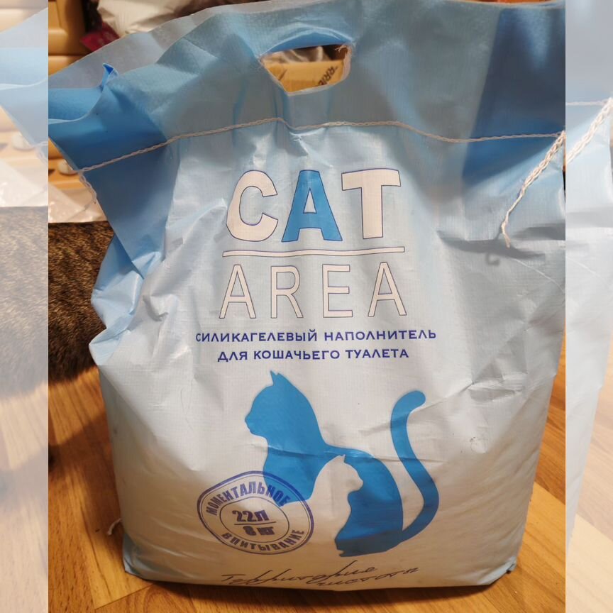 Силикагелевый наполнитель для кошек 22л /8кг