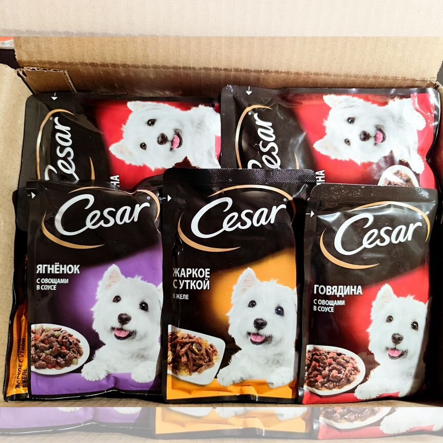 Корм для собак Цезарь (Cesar) 41 шт