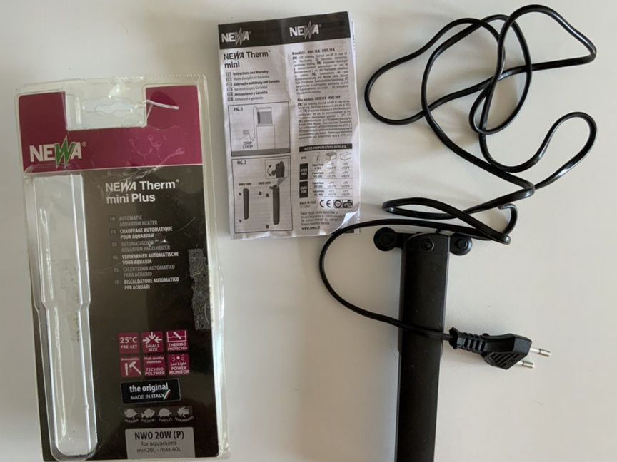Водонагреватель для аквариума 20-40 л