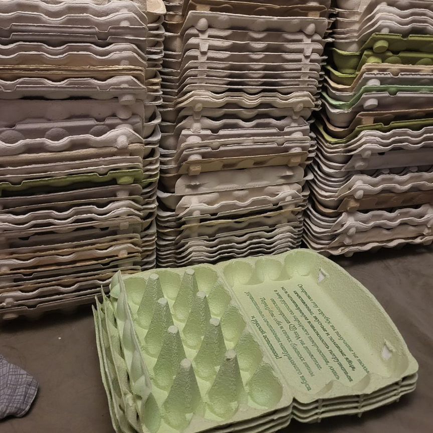 Лотки для яиц картонные