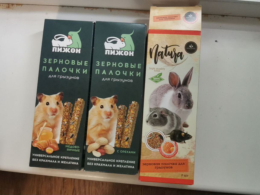 Зерновые палочки для грызунов